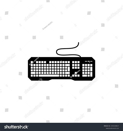 Keyboard Icon Vector Illustration Keyboard Icon Stock Vector Royalty Free 2192328817