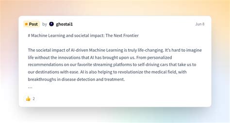 Ghostai1 On Hugging Face Machine Learning And Societal Impact The