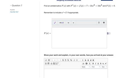 Solved Question Points How Did I Do Find An Chegg Com