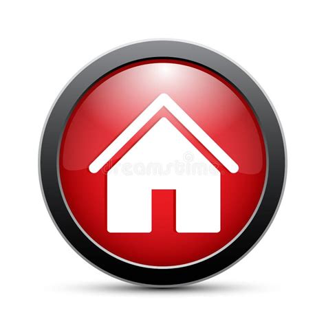 House Button Icon Sign For Stock Stock Vector Illustration Of Architecture Realestate