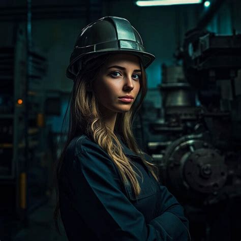 Focused Labor Dedicated Worker Premium Ai Generated Image