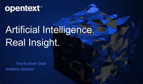 Built On Ai What Is New In Opentext Knowledge Discovery Idol 244 Opentext Community For