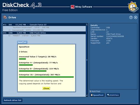 Diskcheck Measure Your Hard Drive S Speed Miray Software