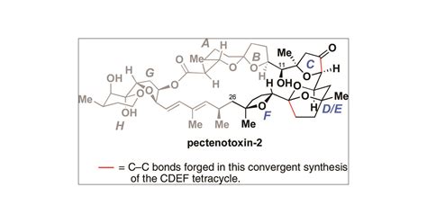 A Convergent Route To The Cdef Tetracycle Of Pectenotoxin 2 Organic