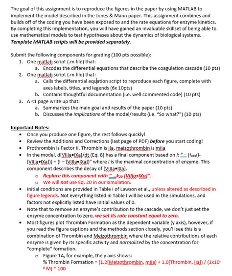 Solved This Function Is Used By The Ode Solver To Determine