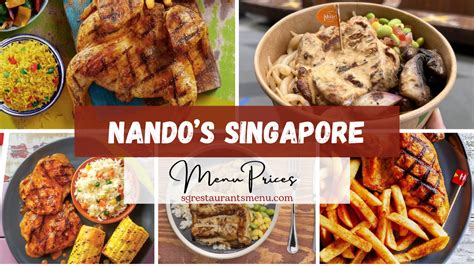 Nandos Menu Prices In Singapore 2025 Promo And Reviews