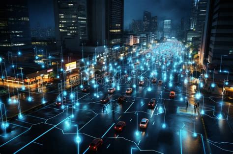 5g Integration In Smart Cities High Speed Internet Cloud Computing And Data Storage Stock