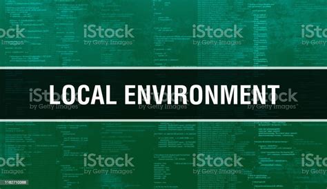 디지털 자바 코드 텍스트와 로컬 환경 로컬 환경 및 컴퓨터 소프트웨어 코딩 벡터 개념입니다 프로그래밍 코딩 스크립트 자바 화면에