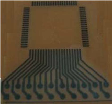 Pwb Copper Etched And Covered With Blackred Oxide Download