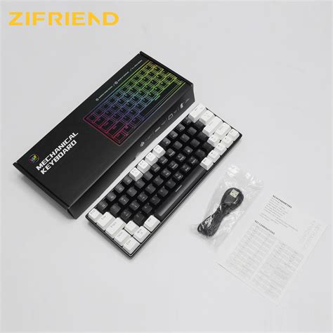 Usb Wired Gaming Rgb Keyboard With Fashion Rgb Backlit Custom 63 64 87 104 Keys Optical Mini