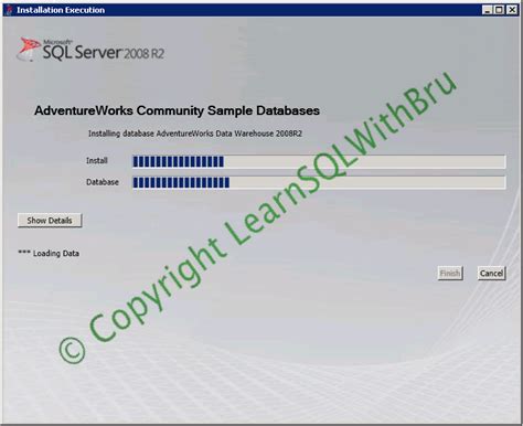 how to install sample databases in sql server 2008 r2 learn sql with bru