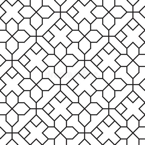 Seamless Girih Pattern Stock Vector Illustration Of Interlacing 60074504