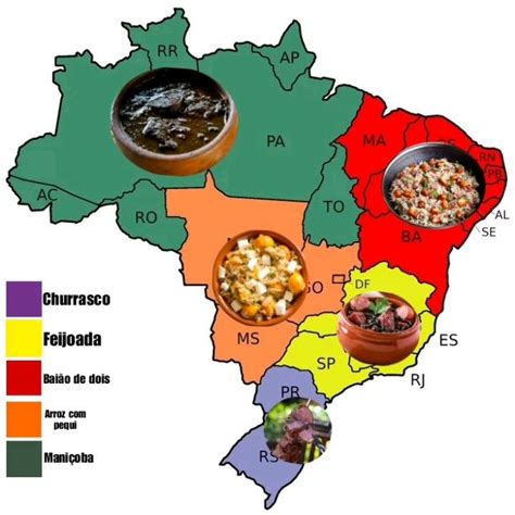 Comidas Típicas De Cada Região Trabalho De Escola Em 2025 Comidas