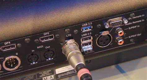 timecode output grandma3 training