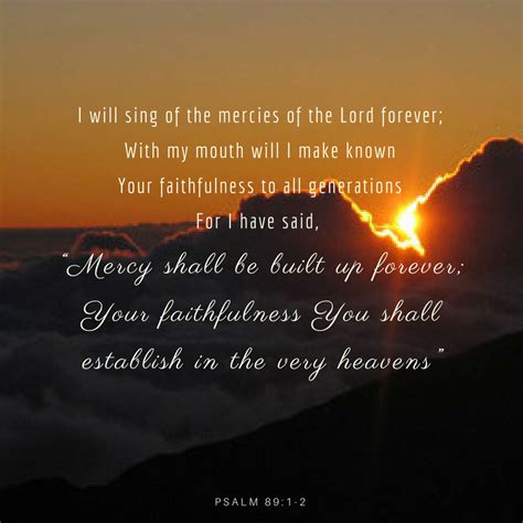 Psalm 89 1 2