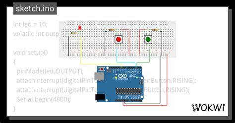 Interrupt Wokwi Esp32 Stm32 Arduino Simulator