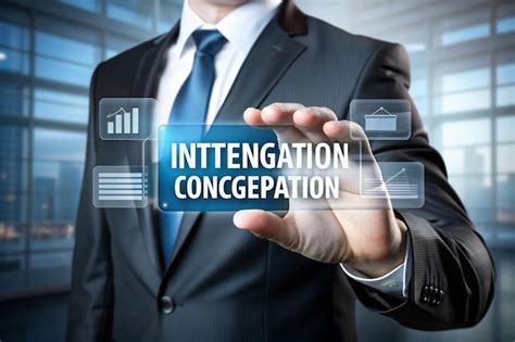 Business Integration Communicating The Concept Premium Ai Generated Image