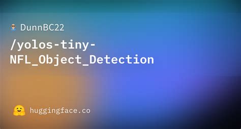 Dunnbc22yolos Tiny Nflobjectdetection · Hugging Face