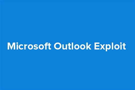 Microsoft Outlook Exploit Cve 2023 23397