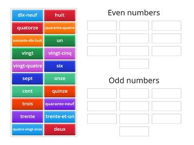 Odd And Even Number Teaching Resources