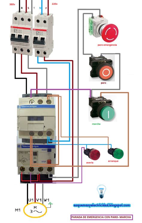 Diagrama De Arranque Y Paro De Un Motor Plc Arranque Paro Pr
