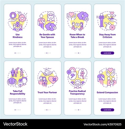 Fixing Relationship And Marriage Onboarding Vector Image