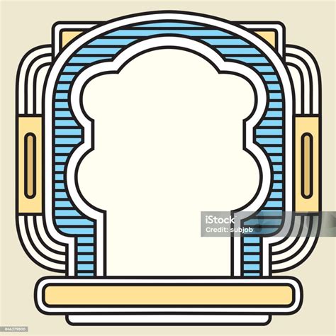 벡터 프레임 아트 그래픽입니다 동적 프레임 세련 된 기하학적 흰색 배경 디자인 초대장 선물 카드 전단지 팜플렛에 대 한 요소 80 89세에 대한 스톡 벡터 아트 및 기타