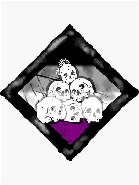 No One Escapes PRIDE DBD Pride Perks Asexual Sticker For Sale By MissAntivist Redbubble