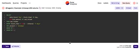 GitHub Duneanalytics DocsV2 Dune Docs For Spark Engine