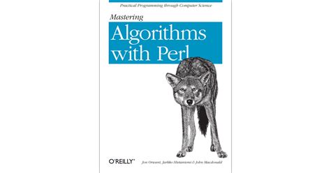 mastering algorithms with perl [book]