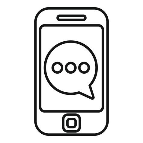 Smartphone Showing New Message Notification Icon 49778619 Vector Art At Vecteezy