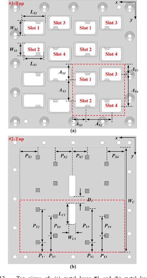 Figure 12 From Differentially Fed Slot Array Antenna Backed With High Order Resonating Cavity