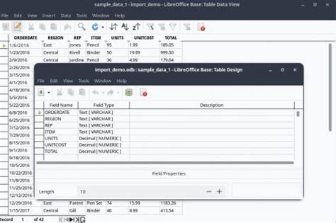 How To Import Calc Spreadsheet To Base Database Table