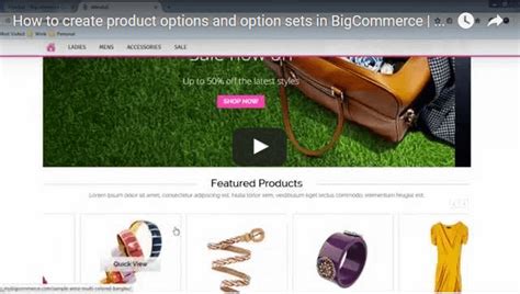 How To Create Product Options In BigCommerce Dit India