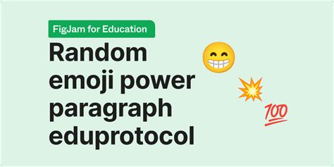 Random Emoji Power Paragraph Eduprotocol Figma