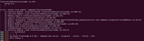 Error Cannot Find Module Webpacklibremoveanddo · Issue 8586