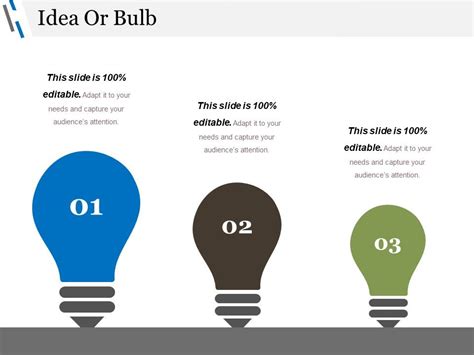 Idea Or Bulb Ppt PowerPoint Presentation File Brochure