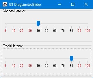 Java Swing Tips Limit The Movable Range Of JSlider S Value