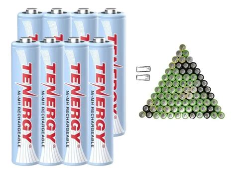 8 Pilas Recargables Aa Reusables Nimh Baterias Cuotas Sin Interés