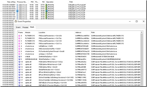 Sql Server で特定テーブルに1件のレコードを最初にinsertした場合、アクセスが発生するファイルを調べてみる At Se の雑記