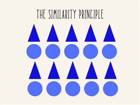 Principle Of Similarity In The Gestalt Theory