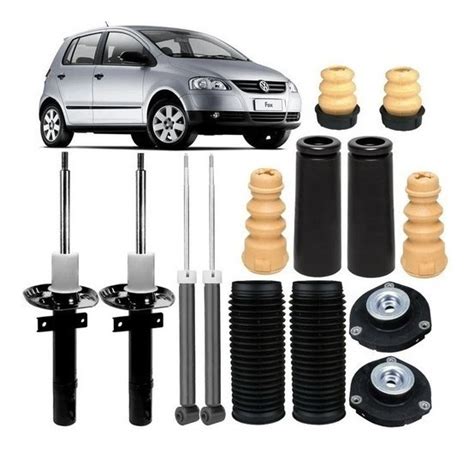4 Amortecedor Kit Suspensão Fox 2003 2004 2005 2006 2007