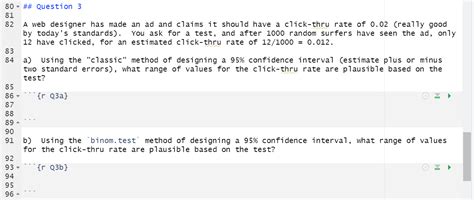 Solved C The Values Inside A 95 Confidence Provide A Range
