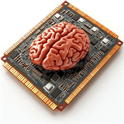 Neural Computing Icon For Artificial Intelligence Stock Vector