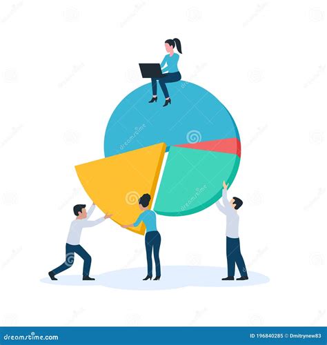 Teamwork Data Analysis And Corporate Strategy Stock Vector Illustration Of Analyze Group