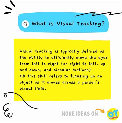 what is visual tracking executive functioning toolbox