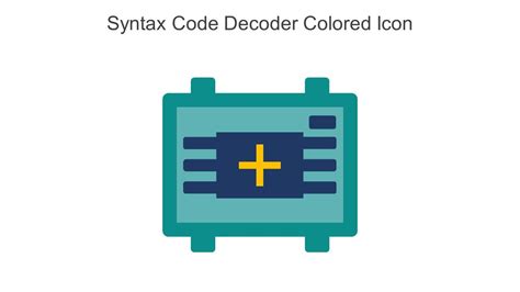 Syntax Code Decoder Colored Icon In Powerpoint Pptx Png And Editable Eps Format Ppt Template
