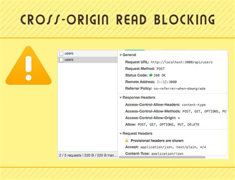 How To Fix Corb Warning On Options Request Blogobay