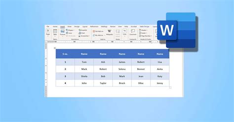 How To Center A Table In Word