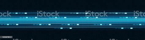 파노라마 디지털 미래 속도 조명 기술 배경 하이테크 디지털 및 음파 개념 디자인 텍스트에 대한 여유 공간 벡터 일러스트레이션 5g에 대한 스톡 벡터 아트 및 기타 이미지